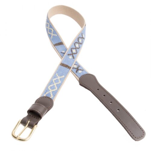 a tail we could wag Cotton and Leather Belt - Block Island - Auburn ...